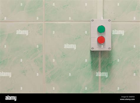 Industrial Machine S Control Panel Push Buttons Stock Photo Alamy