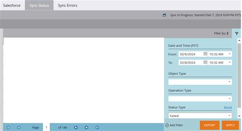 solved a report of all sync errors marketing nation
