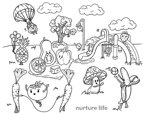 Vegetable Garden Coloring Page