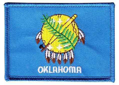 Buy Oklahoma Rectangular Patch Flagline Buy Oklahoma Rectangular Patch Flagline