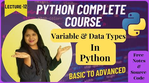 Variables And Datatype In Python Python Course Lecture 12 Padho