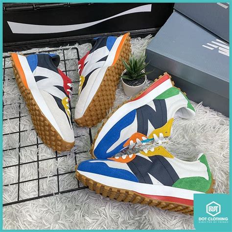 Dot聚點 New Balance 327 Nb D楦 彩虹 彩色 鋼彈 黑n Ms327pba 白n Ms327pb Yahoo奇摩拍賣
