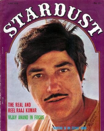 Raaj Kumar 1972 Raaj Kumar Movie Magazine Magazine Cover