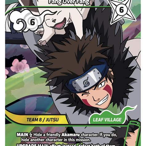 Kiba Inuzuka Fang Over Fang 113130 Standard Naruto Mythos Set 01