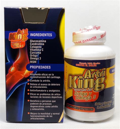 Artri King Reforzado Con Ortigaomega 3curcumaglucosamina Etsy