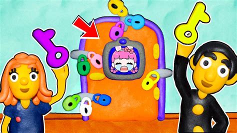 으악 갇혔다 자물쇠를 열어요 Youtube