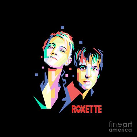 Best Clear Design Of American Legend Duo Singer Roxette Digital Art By