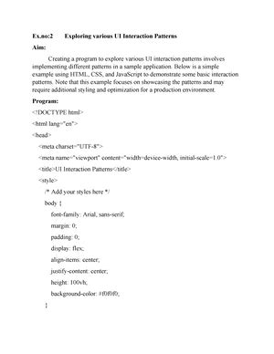 Ui And Ux Design CCS370 Studocu