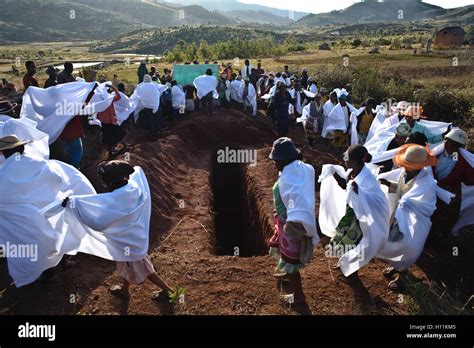 Famadihana Funerary Tradition Known As The Turning Of The Bones