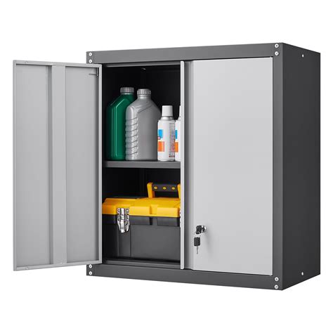 Marcree 28 Metal Wall Garage Cabinet With Lock Metal Garage Storage