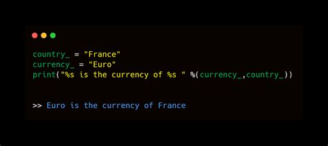 Formatting Strings And Numbers In Python By Lars Nielsen Towards