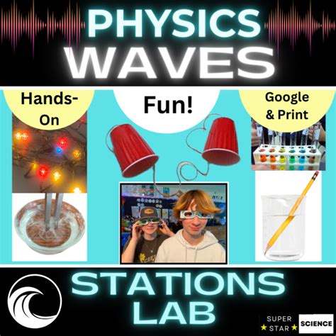 Waves And Wave Characteristics Stations Lab Fun Hands On Physics And Stem