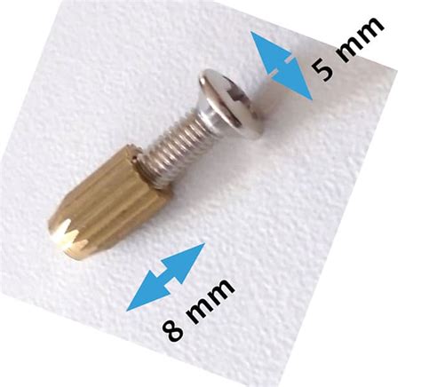 4 Mini Pivots And Screw For Body Nickel For Jack Guitar Reverb