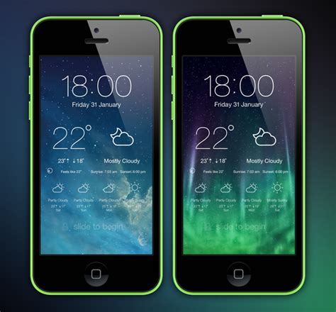How To Add Live Weather Widget On Ios 7 Lock Screen Redmond Pie