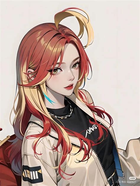 Pin Oleh Yingying Di Day2 Ilustrasi Karakter Rambut Merah Kartun