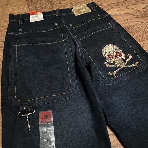 Deadstock Skull Jncos 29x30 Baggy Asf New With Depop