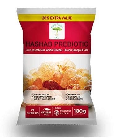 Hashab Prebiotic E414 Acacia Senegal Pure Gum Arabic Powder