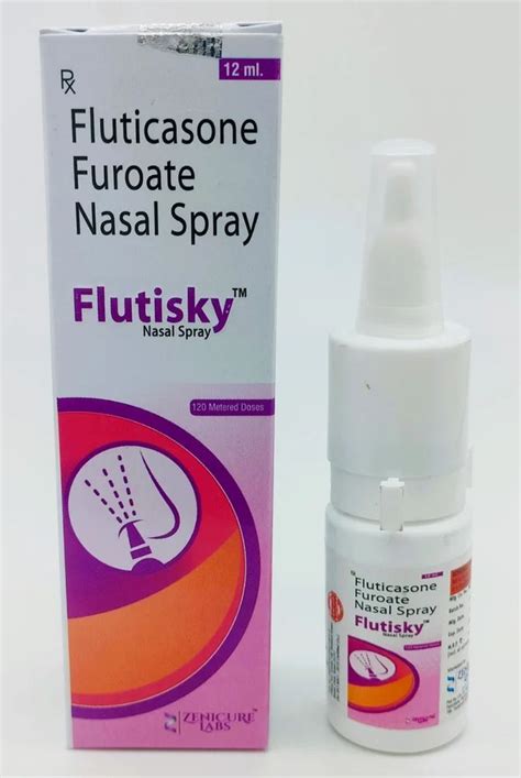 Flutisky Fluticasone Furoate Nasal Spray Packaging Type Plastic