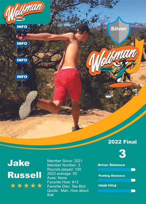 Jake Russell — Wolfman Woods Disc Golf Course