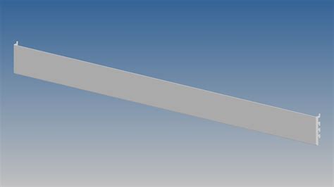 Mount Bin Box Welded Rear Horiz For 5 Tall Bin Utility 60