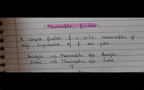Let F For All Zec Such That E Then A Fis Meromorphic B The Only Singularities