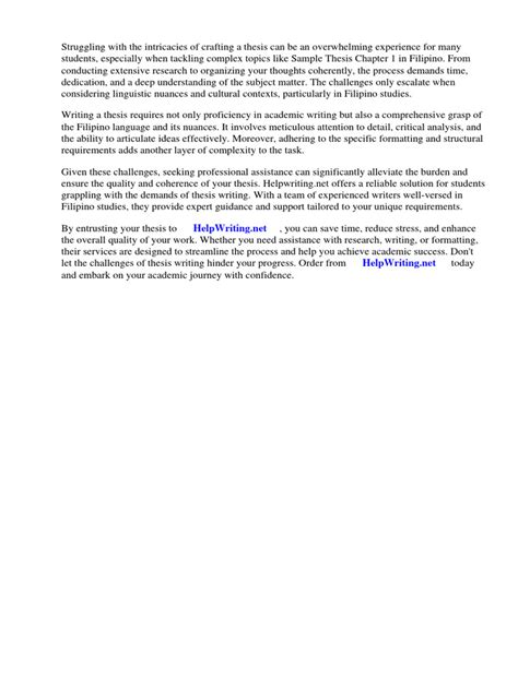 Sample Thesis Chapter 1 Filipino Pdf Thesis