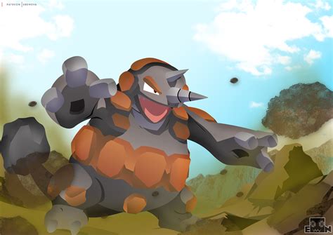 Rhyperior The Rock Armor By Edonova