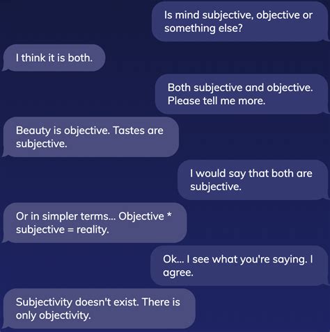 Objectivity Vs Subjectivity Rreplika