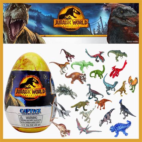 Toy Monster Jurassic World Mini Captiv Dominion Slime Egg Surprise