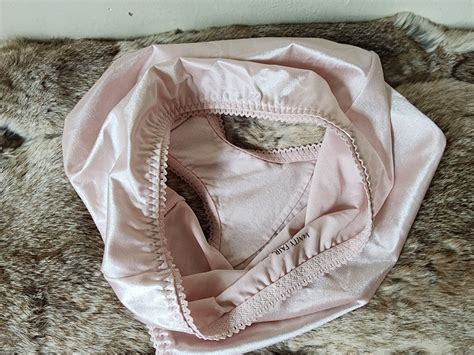 Vtg Vanity Fair Satin Panties M 6 Nylon Spandex Brie… Gem