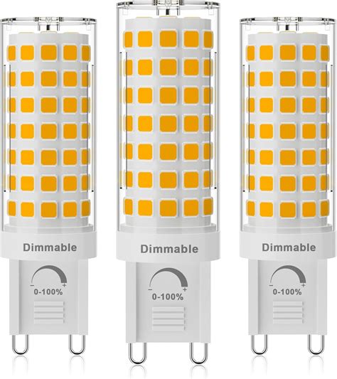 Snbihibe G9 Led Bulb Dimmable 6w 120v 50w 60w Halogen Light Bulbs