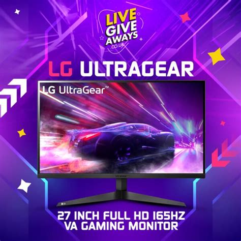 Lg Ultragear Inch Full Hd Hz Va Gaming Monitor Gq F B Live Giveaways