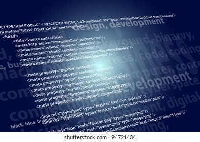 Source Code Technology Background Editable Vector Stock Vector Royalty Free
