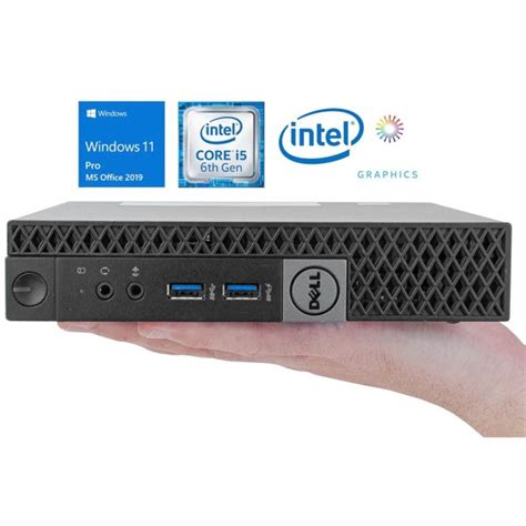 Powerful Dell Optiplex Mini Pc I5 8gb Ram 256gb Ssd