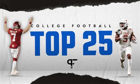 College Football Rankings Preseason Top 25 For 2021
