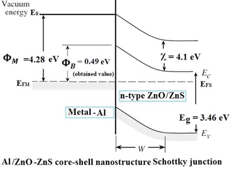 Schematic Diagram Of Zno Zns 13 Core Shell Schottky Junction Download Scientific Diagram