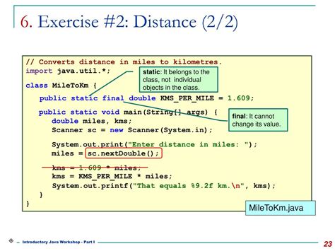 Ppt Java Workshop Part 1 Powerpoint Presentation Free Download Id