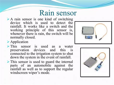 All Types Of Sensor In Power Point Presentation Pptx Chemistry