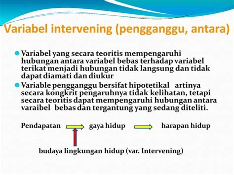 Variable Penelitian Mata Kuliah Statistik 2 Pptx