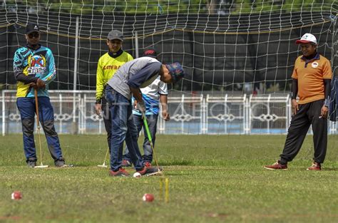 Latihan Bersama Gateball Antara Foto