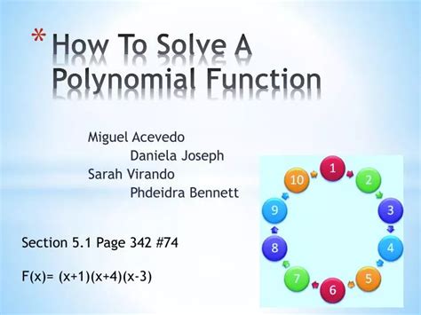 Ppt How To Solve A Polynomial Function Powerpoint Presentation Free