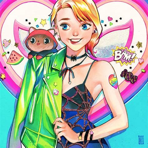 🌈💖gwen Babe As A 90s Candy Cutie 💖🌈 Really Love Her Edgy Look In