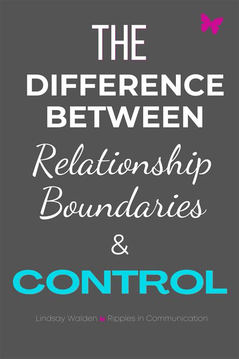 Boundaries Vs Control Relationship Boundaries Communication Relationship How To Communicate