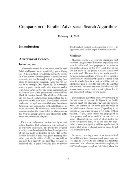 Comparison Of Parallel Adversarial Search Algorithms Using Alpha Beta