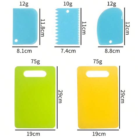 Mini Cutting Board And Knife Set Plastic Fruit And Vegetable Chopping