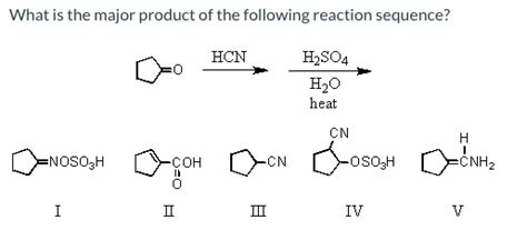 [solved] What Is The Major Product Of The Following React