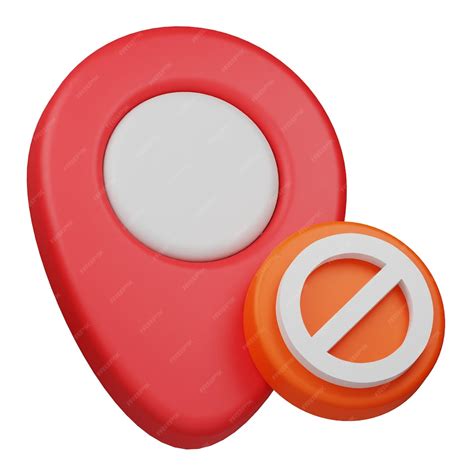 Premium Photo Block Location 3d Icon Isolated On The White Background