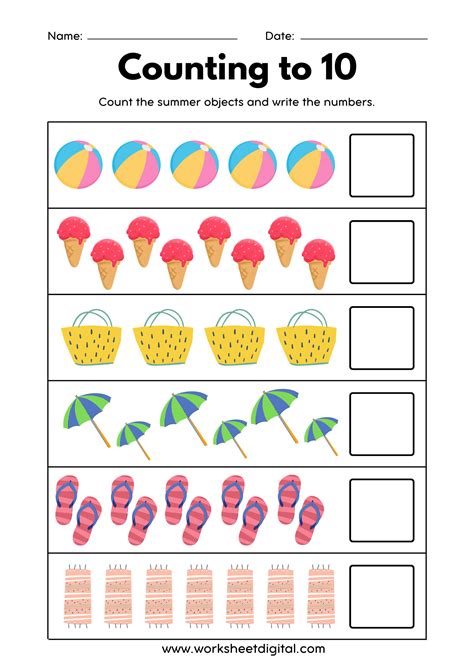 Free Worksheet On Counting Download Free Worksheet On Counting Png