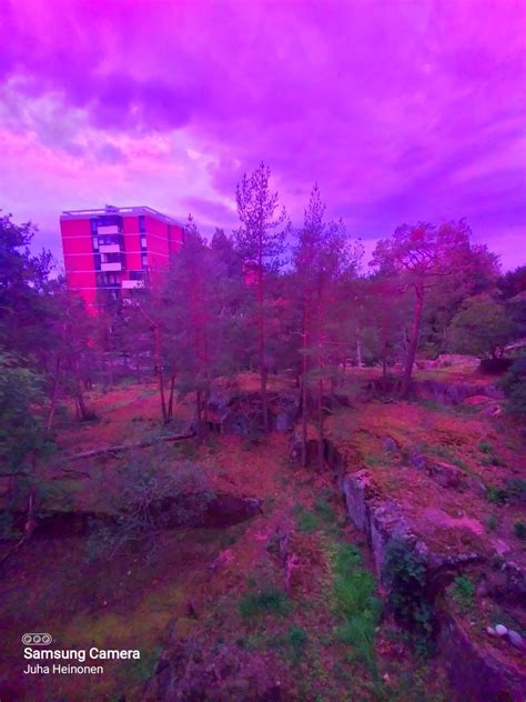 Juha Heinonen On Linkedin Cell Phone And A Clear Night Filter And A Red Filter And A Purple Filter