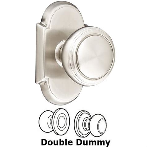 Brass Classic Hardware Collection Double Dummy Norwich Door Knob With